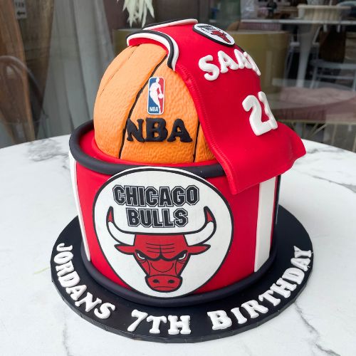 NBA Basketball team cake – glikocakes